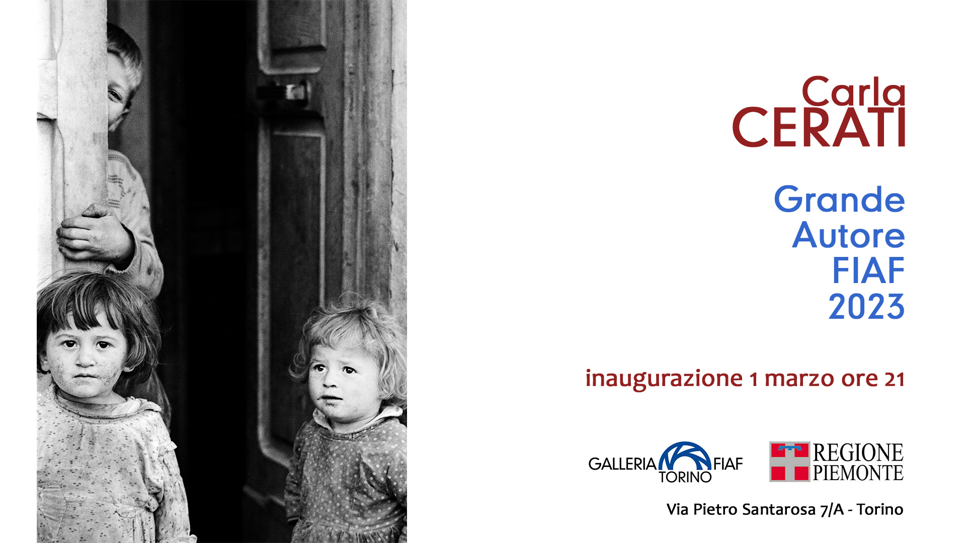 Carla Cerati - Galleria FIAF Torino