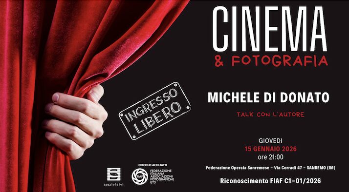 CINEMA & FOTOGRAFIA- Talk con Michele Di Donato a Sanremo - Notiziario ...